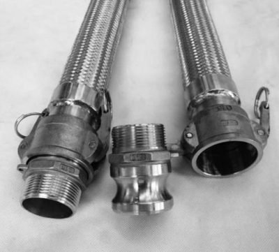 SS Flexible Hoses with Camlock Coupling in SS 304/316